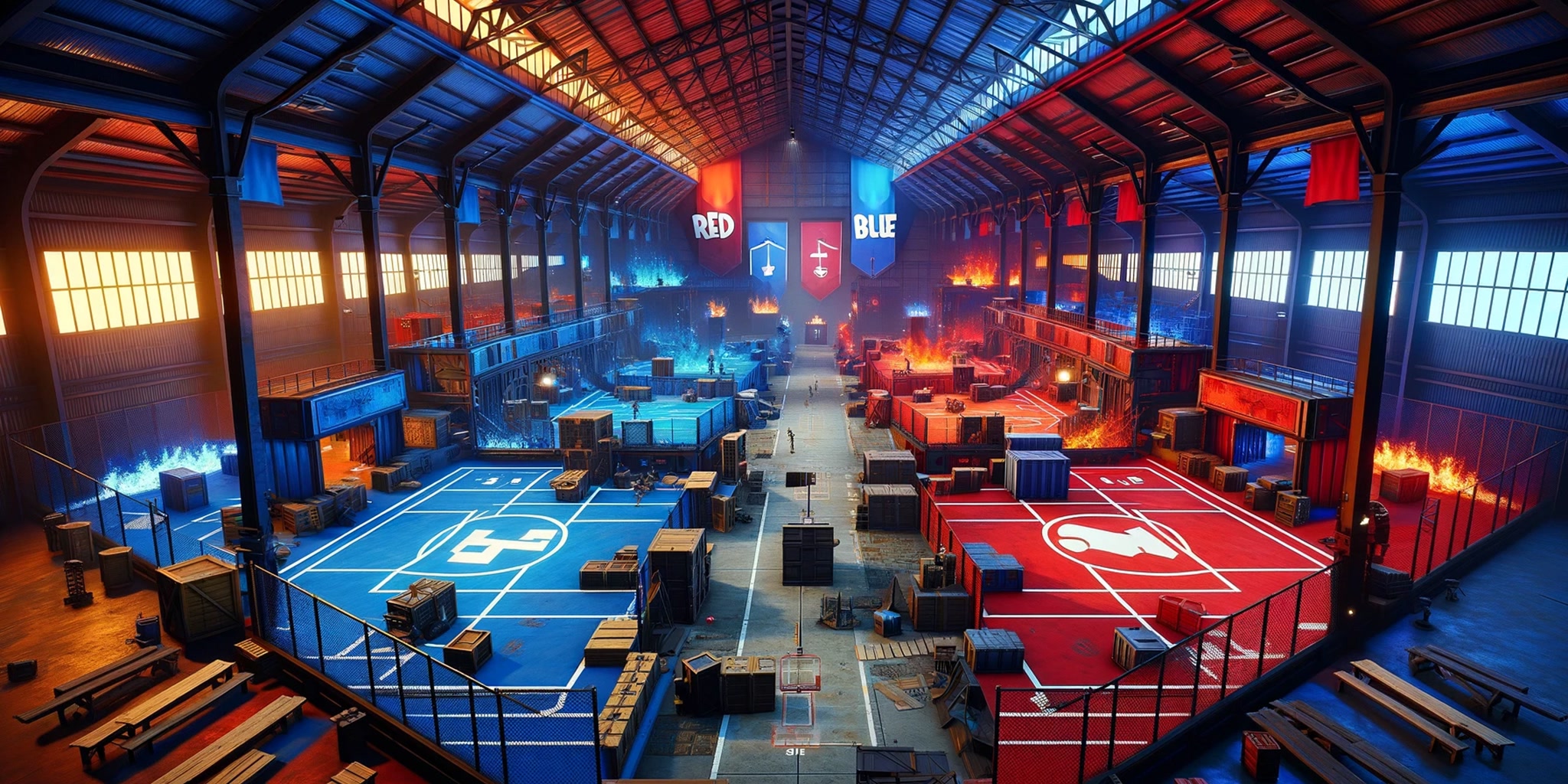RED vs BLUE 🔴🔵 1424-1467-8804 by redrob - Fortnite Creative Map Code ...