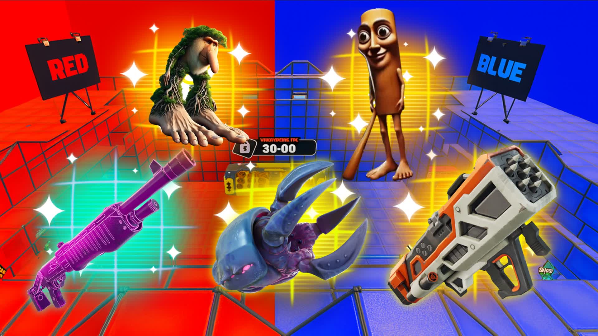 BRAINROT PETS RED VS BLUE🔴🔵 2275-9438-2439 von prototeepeens – Fortnite