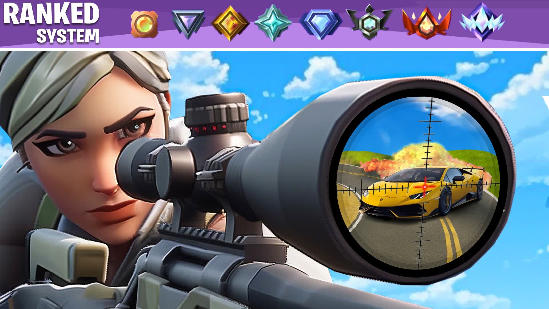SNIPER VS CARS 1466-8901-1607 de orbitalcreations en Fortnite