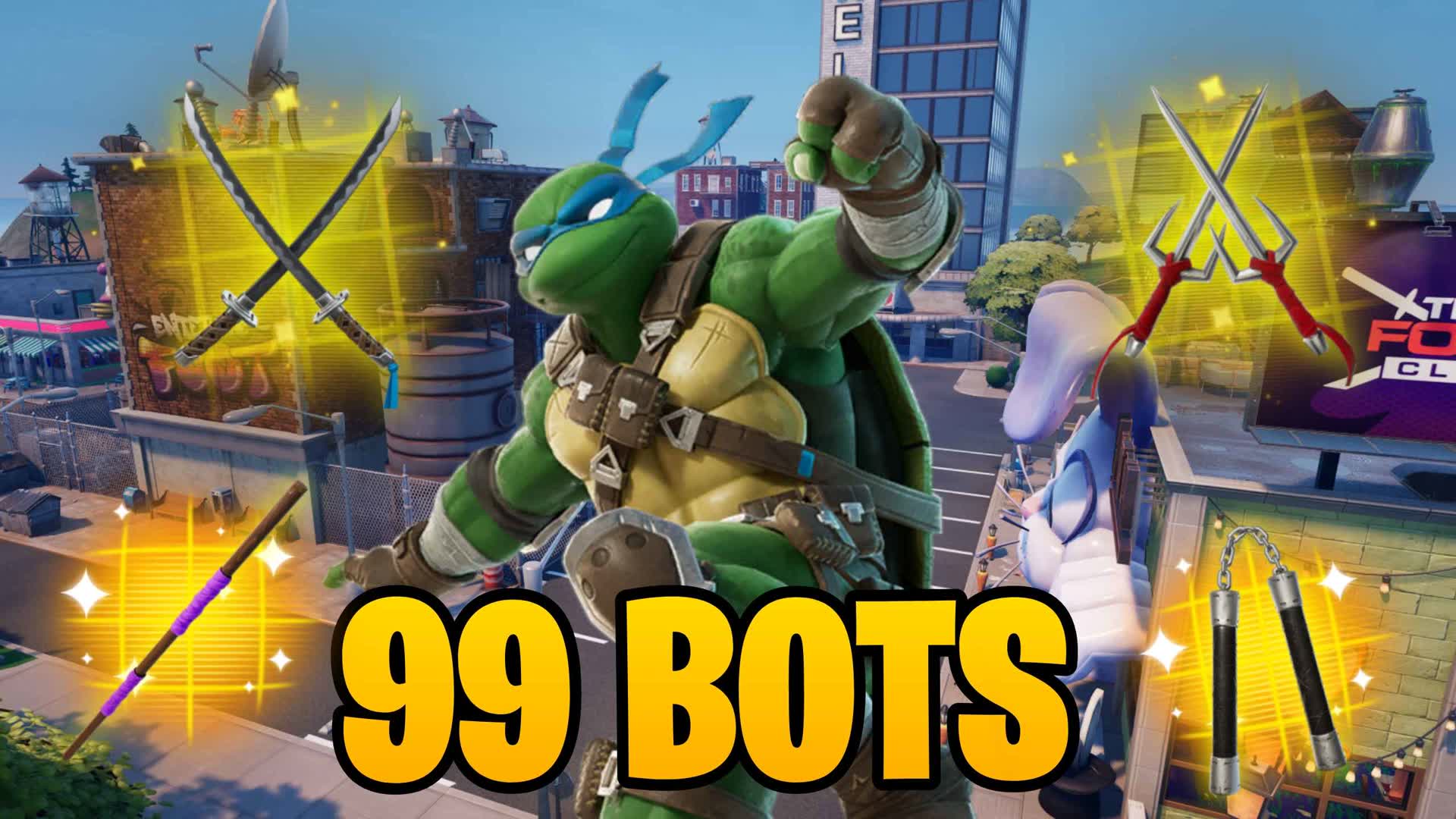 TMNT 99 BOTS 0130-9738-0349 by fallzera - Fortnite Creative Map Code ...
