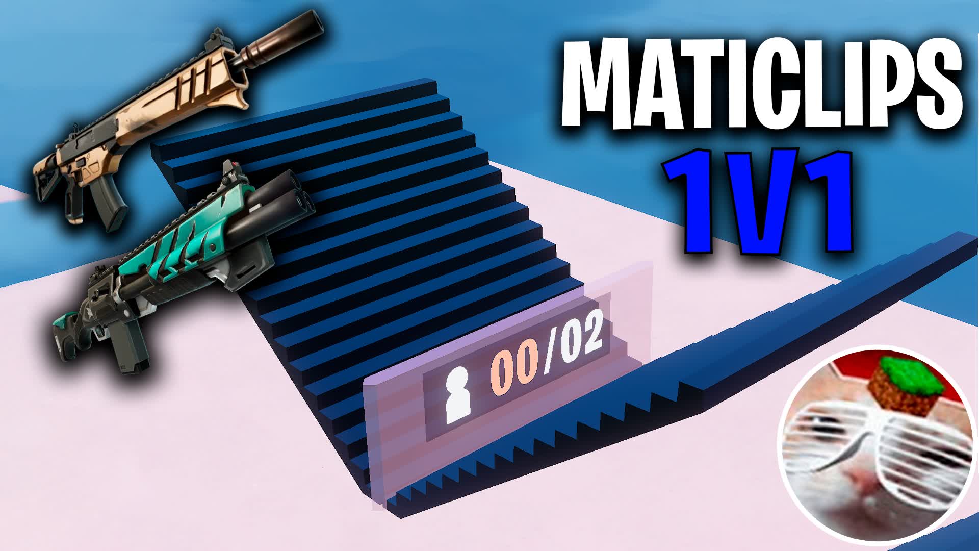MATICLIPS 1VS1 BUILD FIGHT 9563-8429-1638 by maticlip - Fortnite Creative Map Code - Fortnite.GG