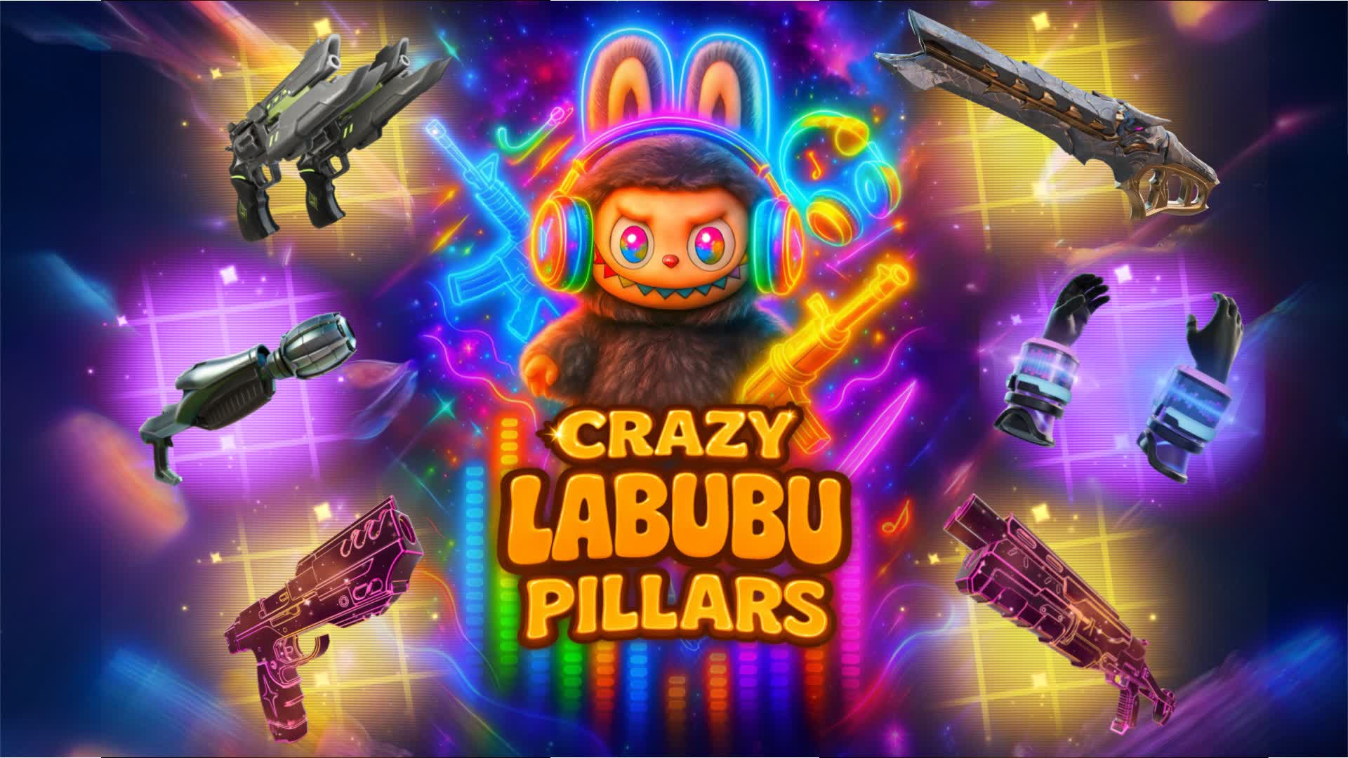 ⭐Crazy Labubu Pillars 7077-8760-4807 by biak.mode - Fortnite
