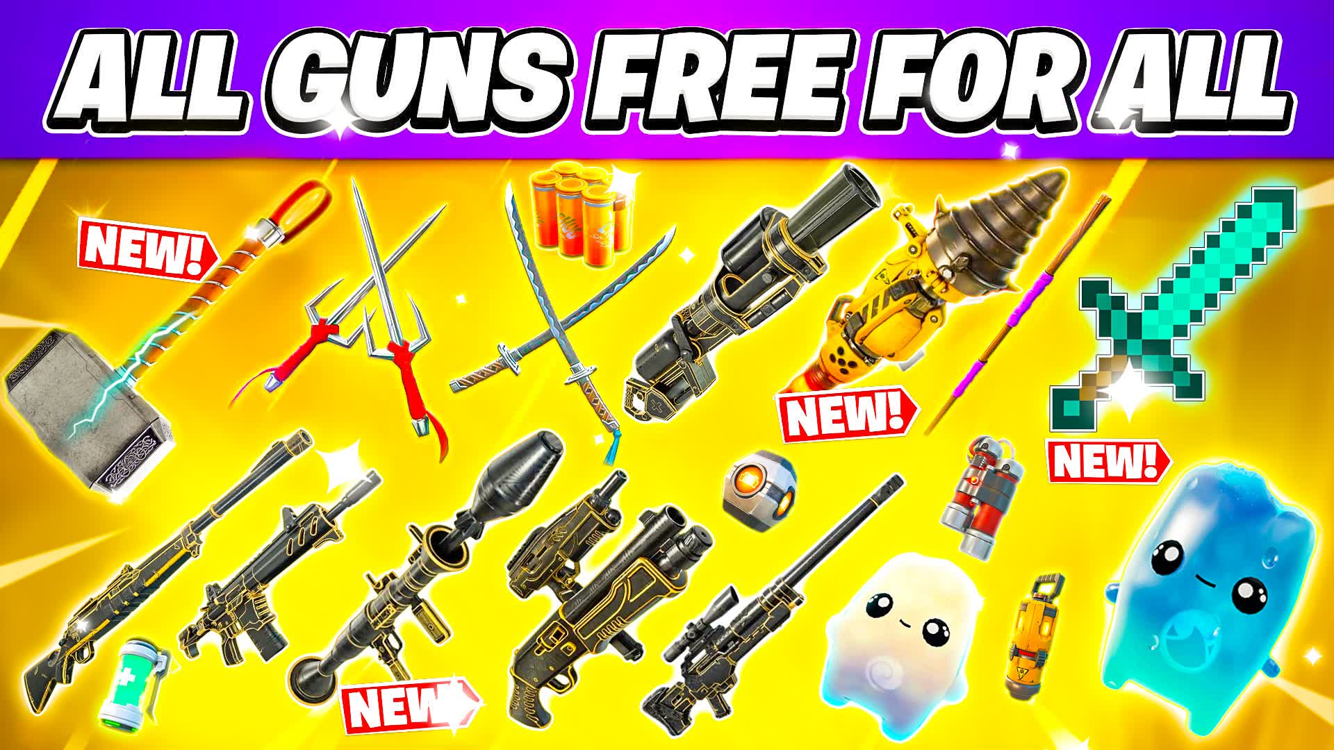 TMNT⭐ALL WEAPONS🔫FREE FOR ALL 3215-6203-2406 by 1kusd - Fortnite