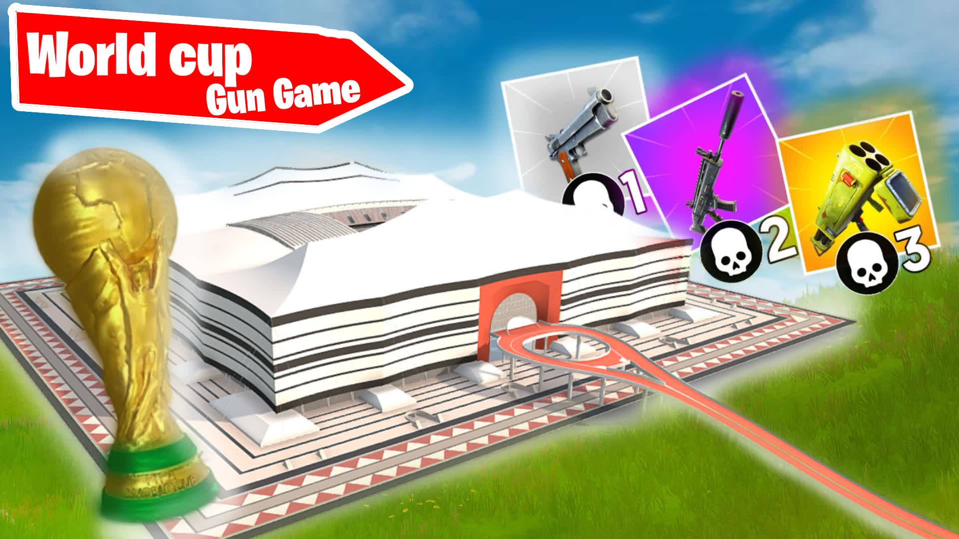 GUN GAME |Fifa World cup stadium 2022 4165-5545-1252 by hfn - Fortnite ...