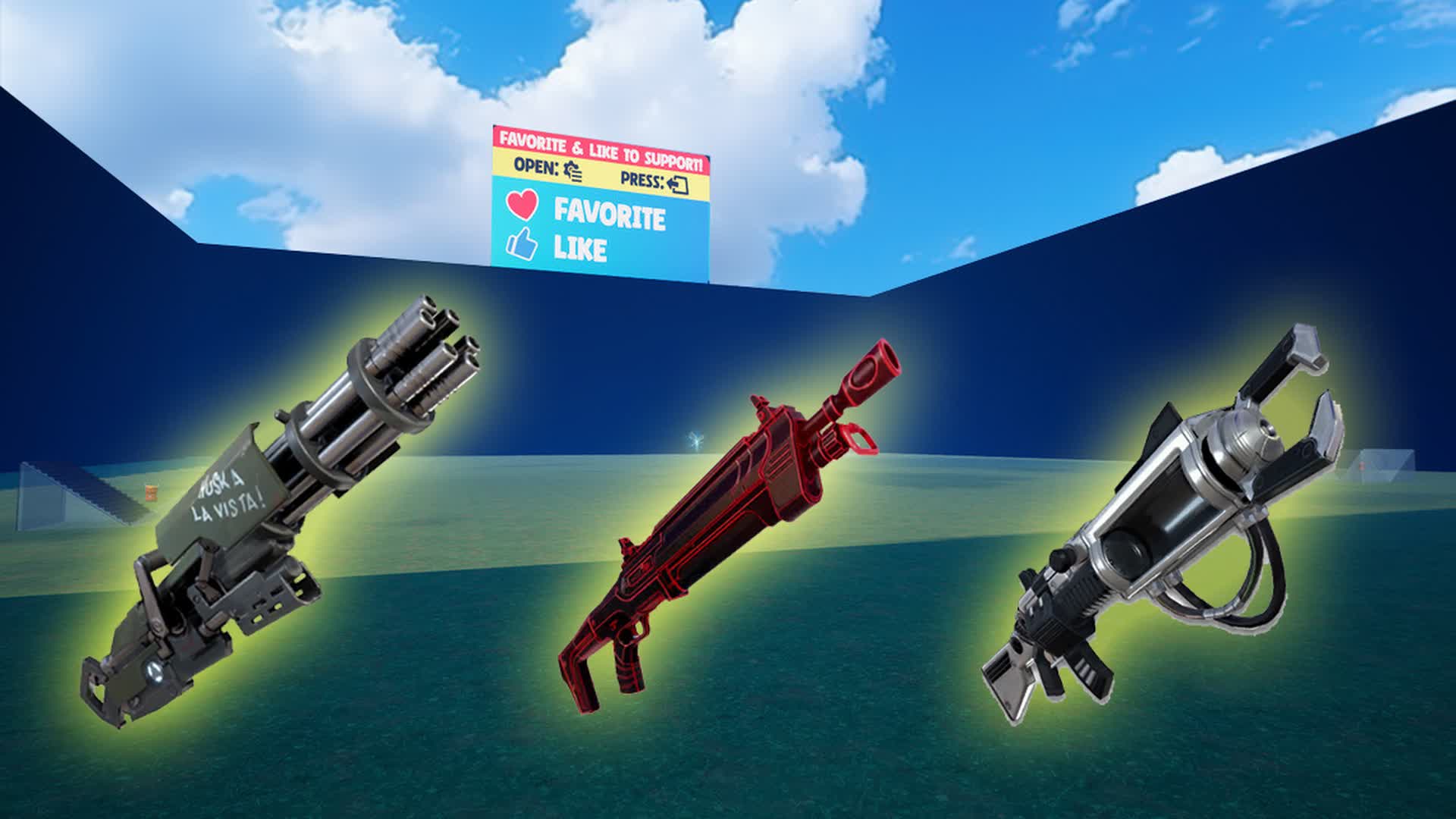 1v1 All Weapons 6680-0117-0585 by lsweezyl - Fortnite Creative Map Code - Fortnite.GG