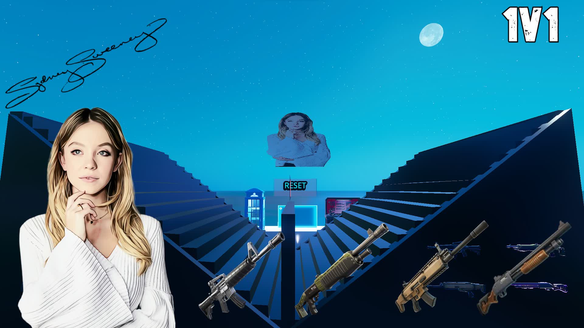 🎭SYDNEY SWEENEY 1V1🎬 8850-2863-2451 by girty - Fortnite