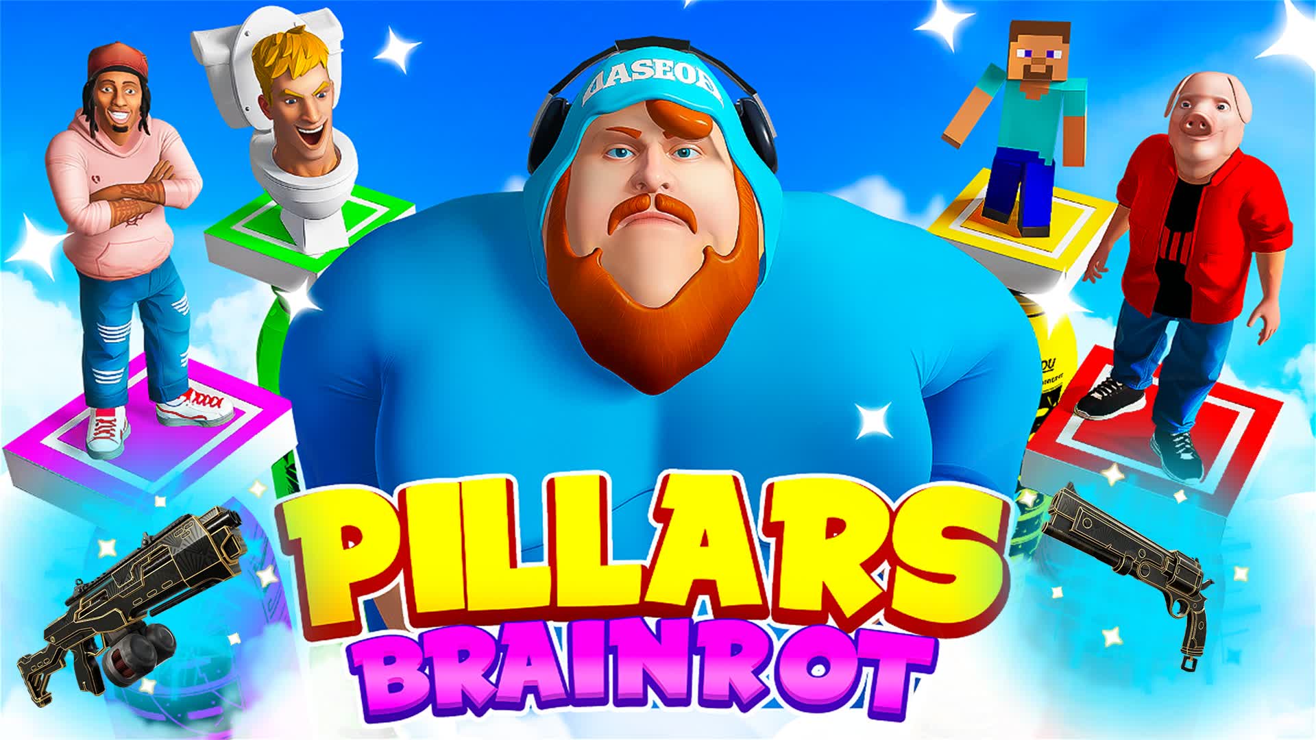 BRAINROT PILLARS! 🧠 7325-2671-3197 by bulba1x - フォートナイト