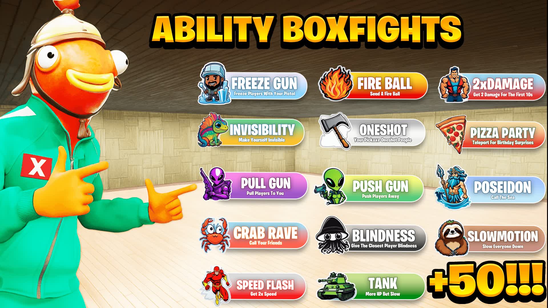 ⭐CRAZY MEME BOXFIGHTS📦 6077-5786-7428 by bejk - Fortnite Creative Map ...