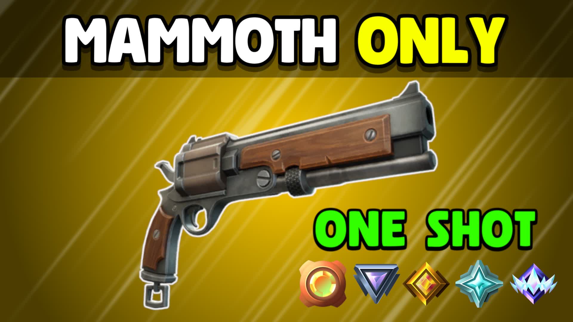 MAMMOTH PISTOL ONLY 🎯 ONE SHOT 3794-2199-0120 by riverfynn - Fortnite ...