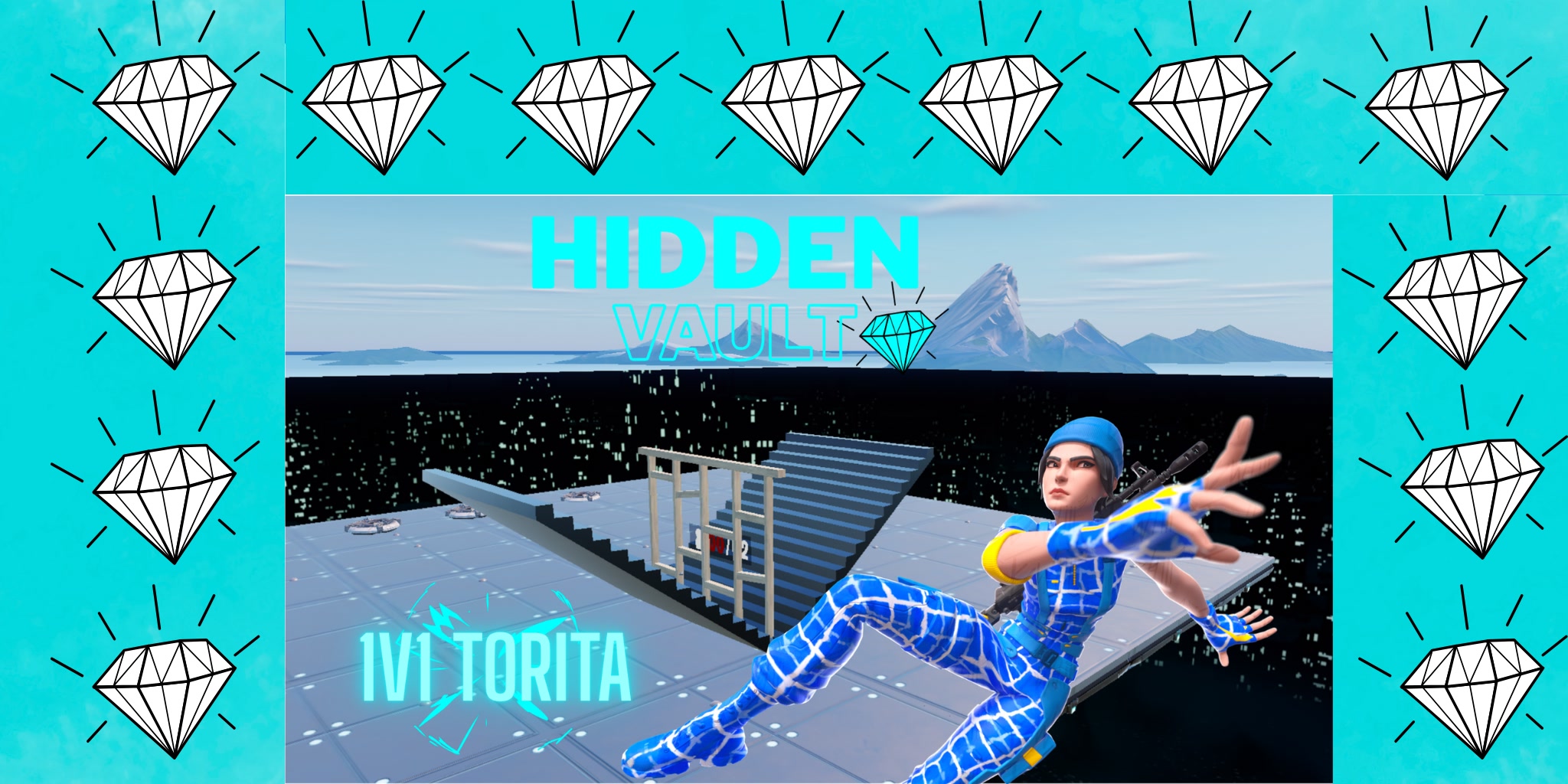1V1 TORITA 💯(hidden vault) 0857-5834-9550 by gonzassk - Fortnite ...