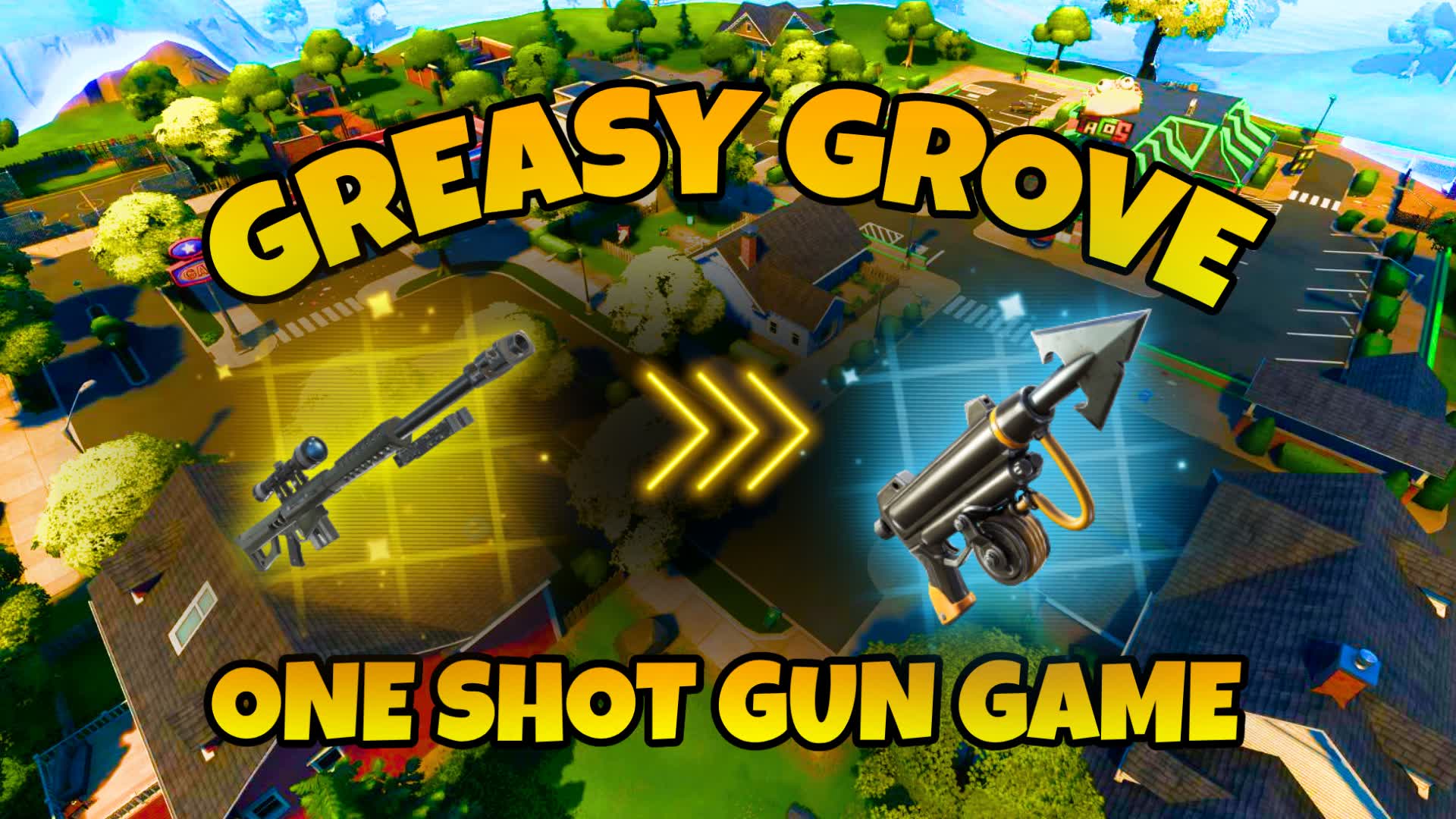 🎯SNIPER ONESHOT GUN GAME 💥GREASY GROVE 7000-2481-2936 by pixelpioneers - Fortnite Creative Map ...