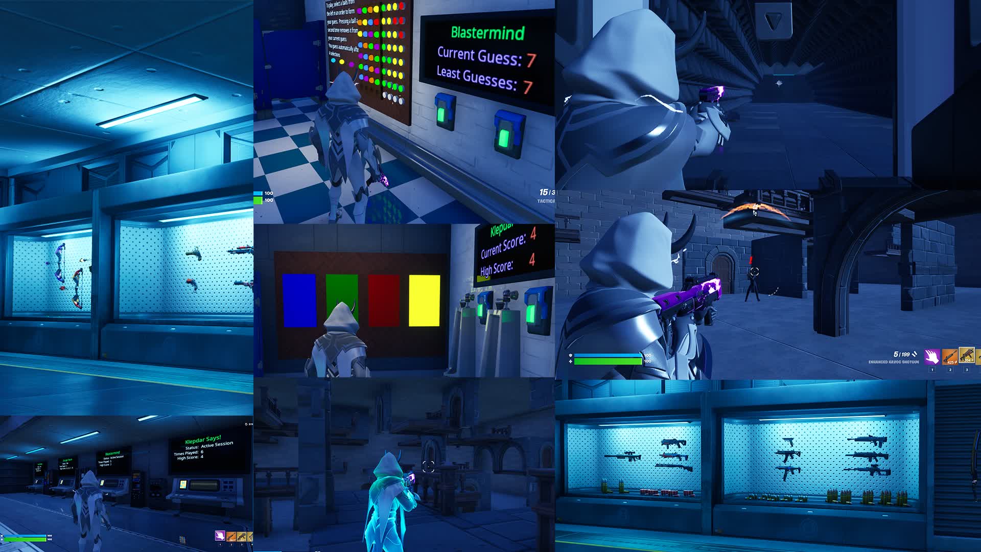 Gioca sull'isola di Fortnite Danger Room / Training Center 7366-3495 ...