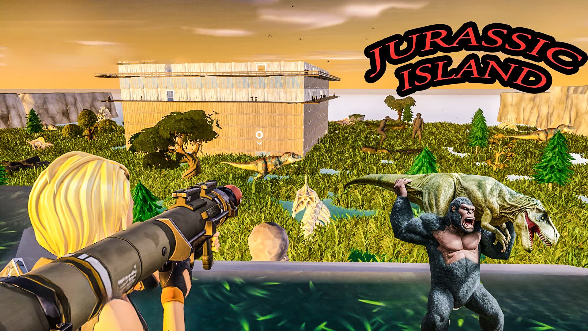 Jurassic Island 4272-0935-1515 by sharkyvulcan - Fortnite Creative Map ...