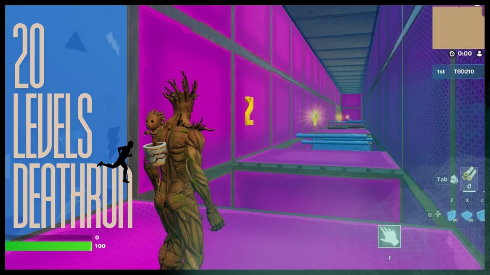 20 level defult deathrun 4631-4889-0800 by bj95 - Fortnite Creative Map Code - Fortnite.GG
