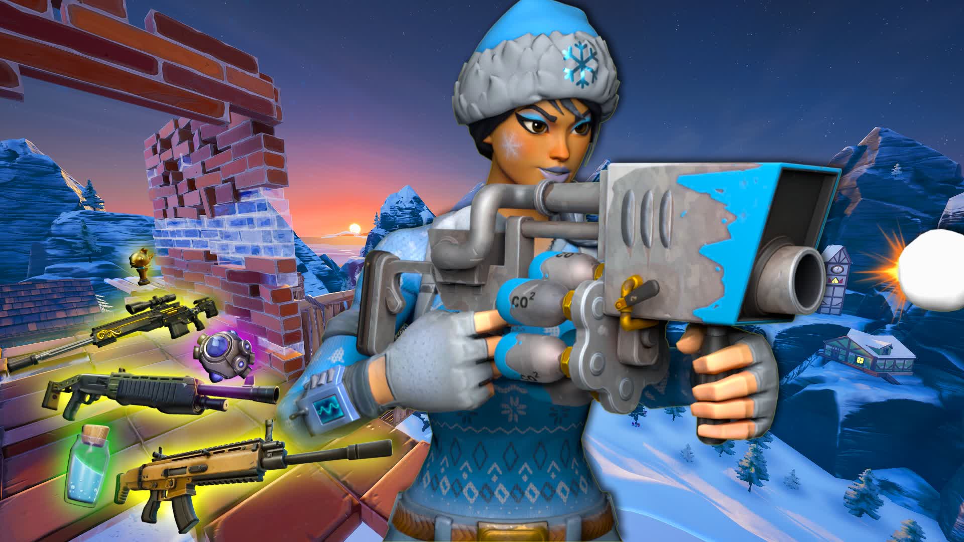 DOWNHILL WINTER ZONEWARS! ️ (FFA)🏆 4580-8561-9540 by galeberry ...