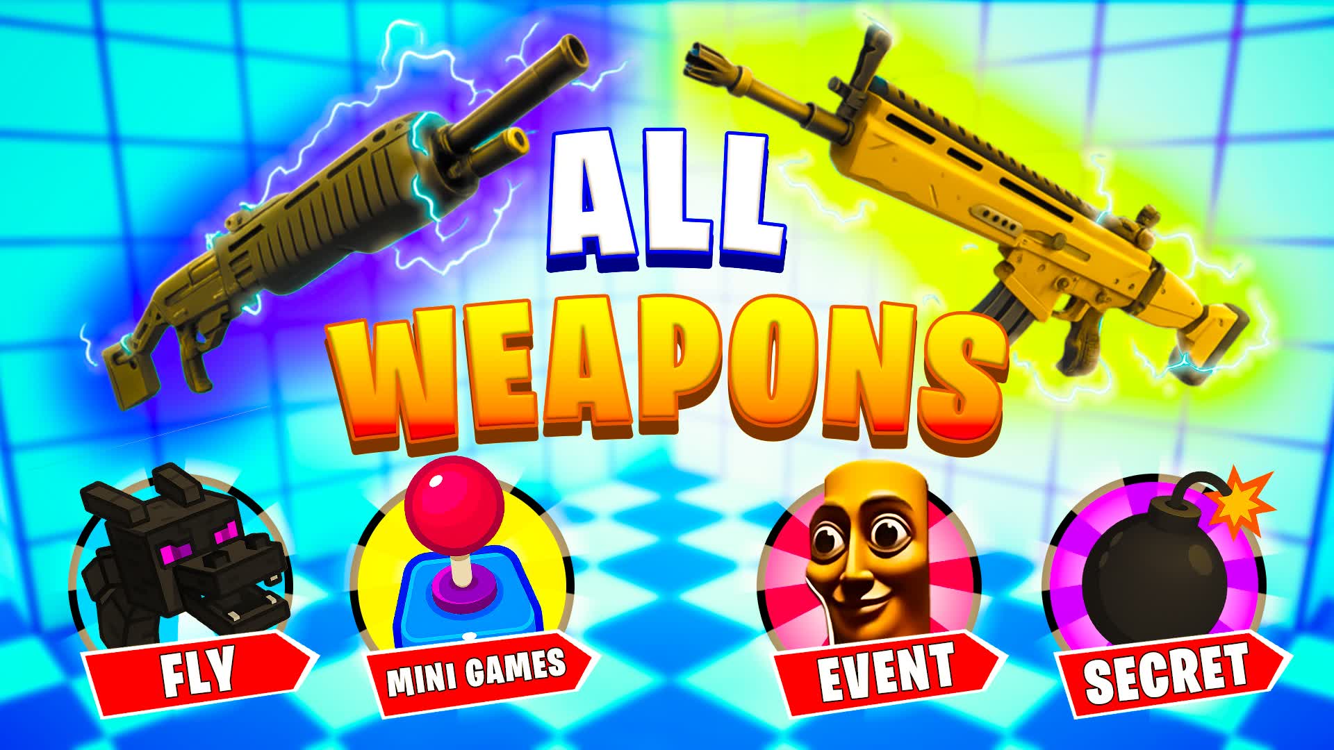 ALL WEAPONS - جميع الأسلحة 3547-0066-6954 by lxr_creator - Fortnite ...