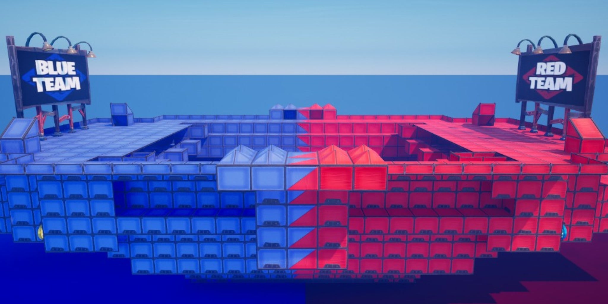 RED VS BLUE🔴🔵ZERO BUILDS💥D'OH EDITION 7474-7950-3222 by h7c - Fortnite ...