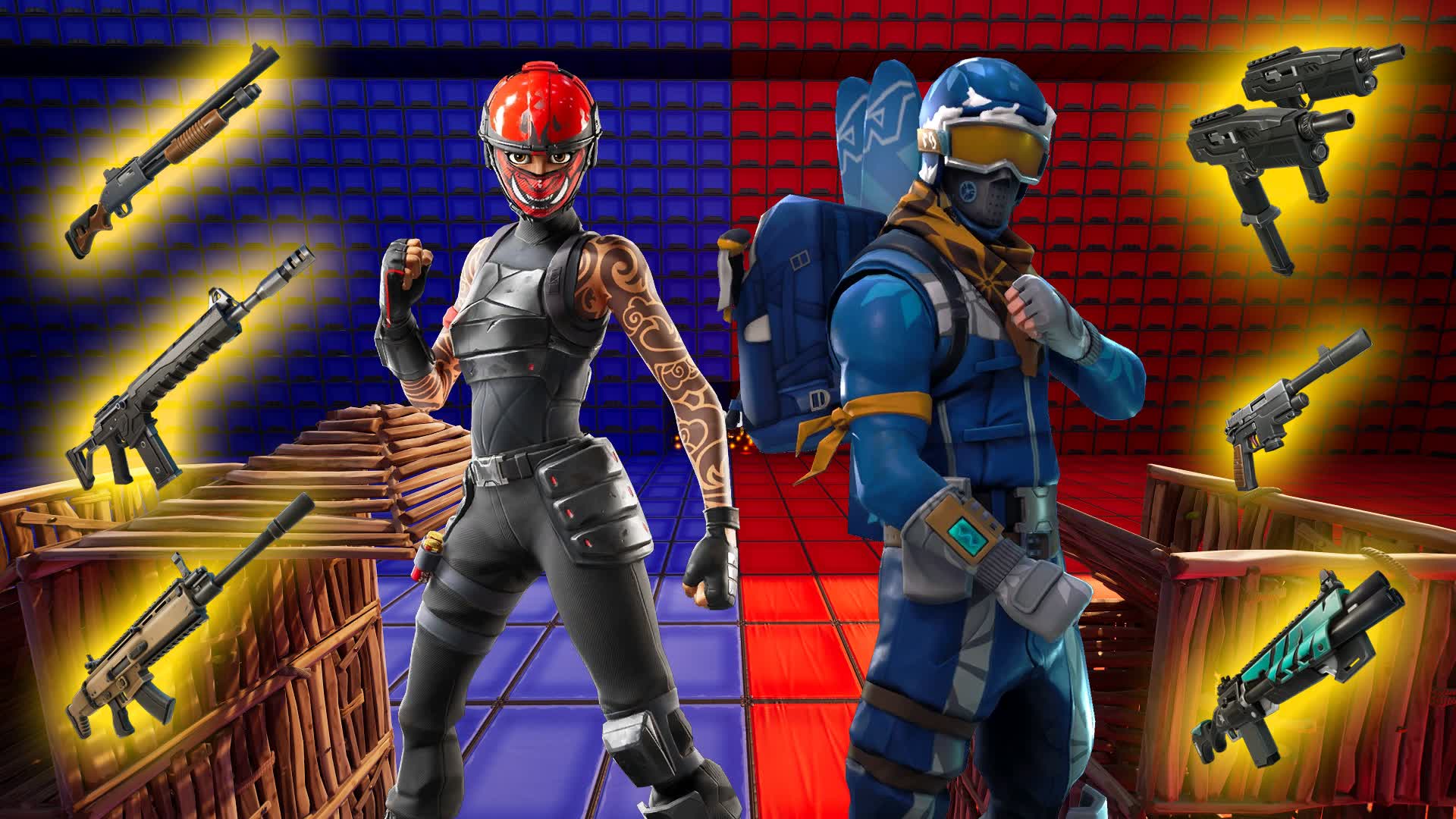 Vertex Red VS Blue 🔴🔵 8025-5230-2028 by vertexxstudios - Fortnite ...