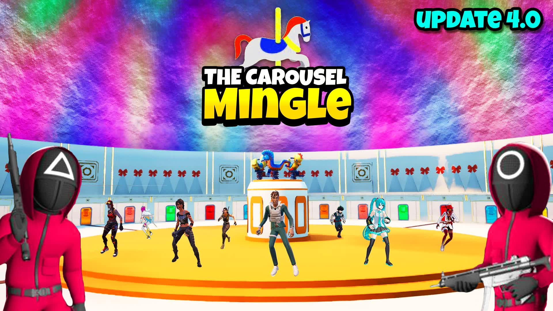 MINGLE GAME 🎠 SQUID GAME 문어 게임 2226-5562-9824 by jackjackhd - フォートナイト