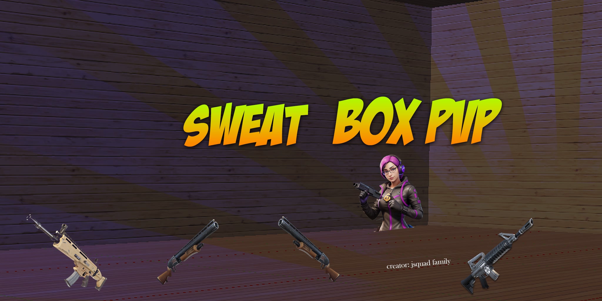 SWEAT BOX PVP 1474-4501-2716 by jsquadfamily - Fortnite Creative Map Code - Fortnite.GG