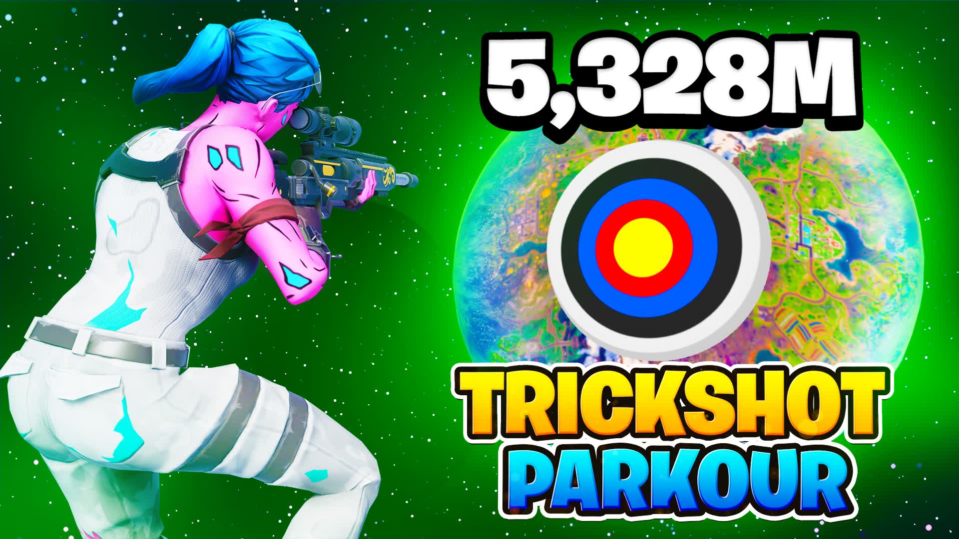 CRAZY TRICKSHOT PARKOUR 🎯(100 LEVELS) 3664-1923-4934 by ryclo ...