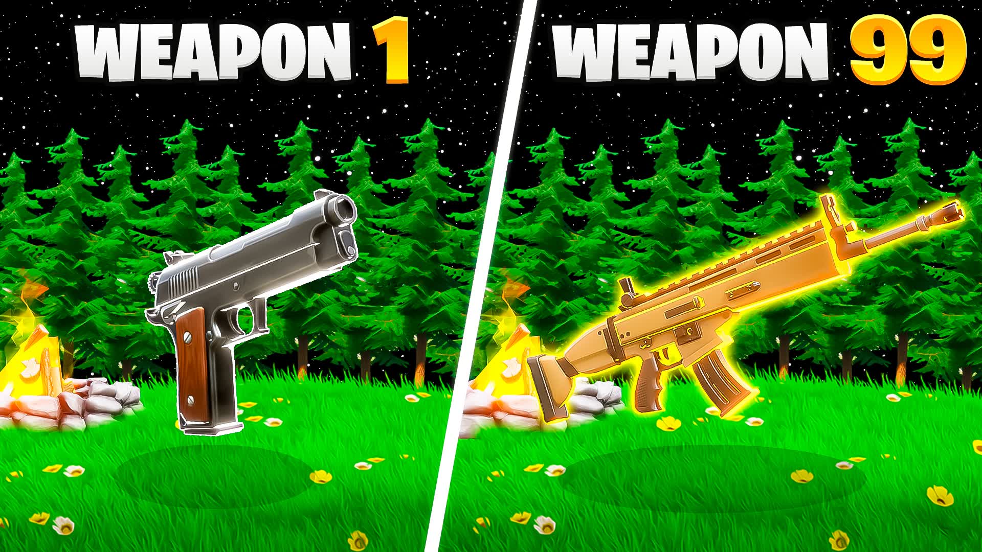 SCARY FOREST INFINITE RANDOM GUN GAME 👻 9749-6080-3040 by drink ...