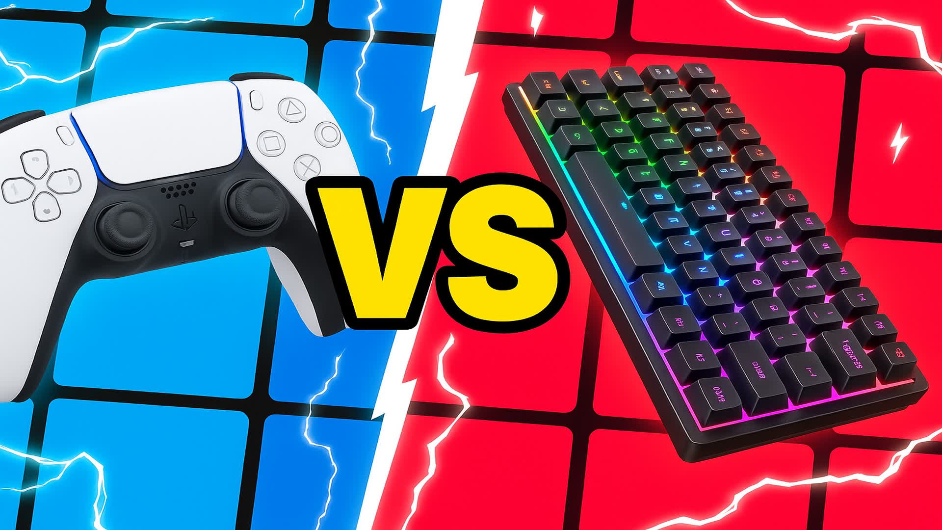 CONTROLLER VS KEYBOARD⭐RED VS BLUE 🔵🔴 6862-3099-7086 by tommy19 ...