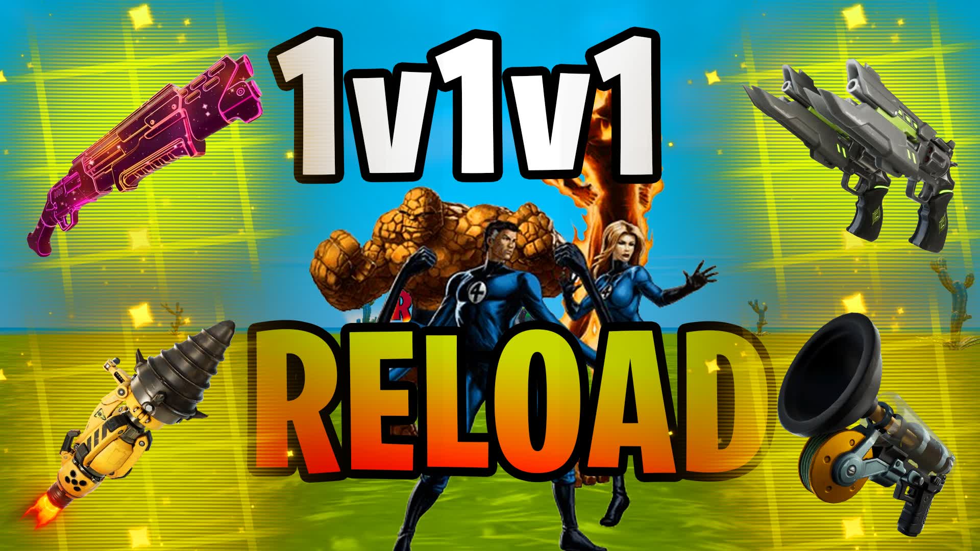 FURIOUS FOUR 1V1V1 ALL GUN RELOAD 🔥 8512-6851-2408 by aespa - Fortnite ...