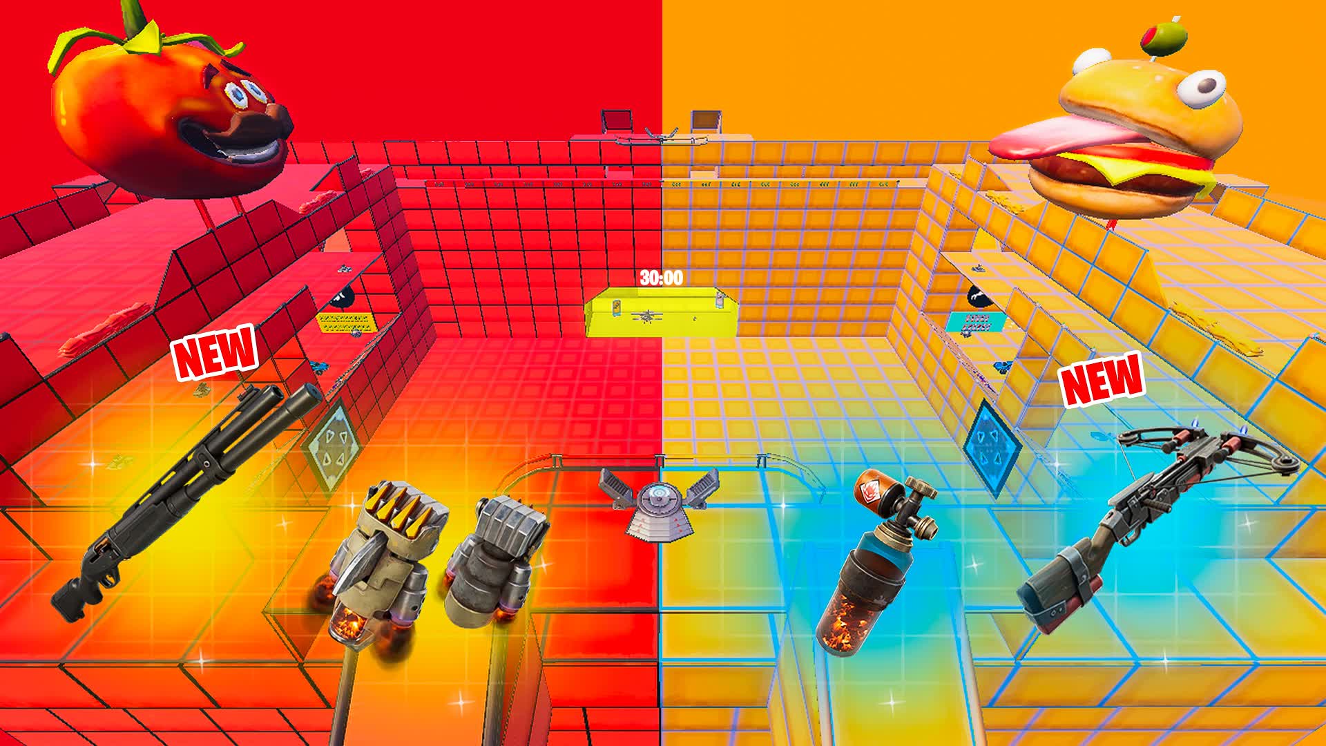 🍅 TOMATO VS BURGER 🍔 7783-2047-8905 by cnsl - Fortnite Creative Map ...