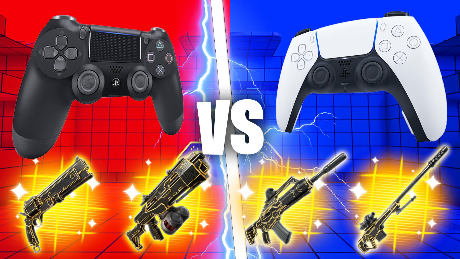 PS4 VS PS5 TMNT RED VS BLUE 0709-3098-2171 by big_cat_creators ...