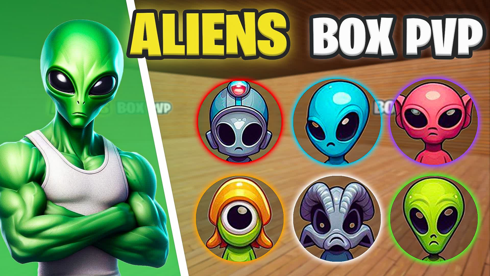 👽 ALIENS BOX PVP 📦 8110-4882-3590 by ktsuki - フォートナイト