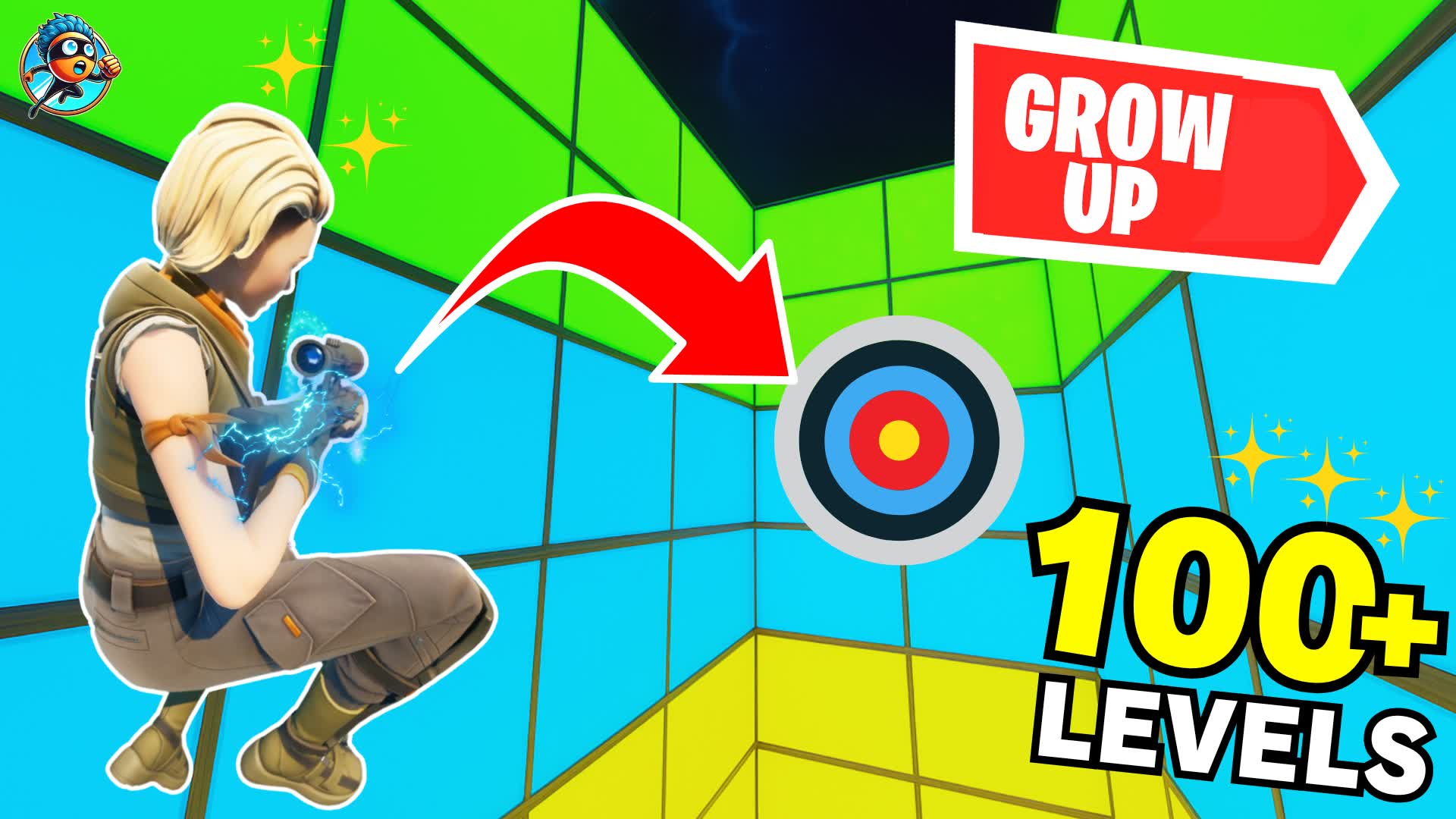 TRICK SHOT MEDIUM PARKOUR 100🎯 6797-3753-7947 by walkcrew - Fortnite