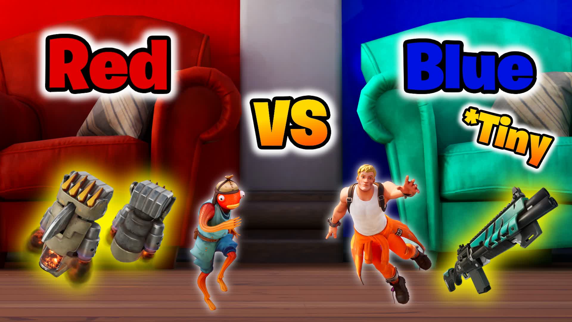 Crazy Red vs Blue Tiny 9897-2152-4627 by momax - Fortnite Creative Map ...