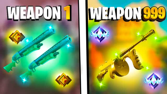 TMNT GUN GAME 🔫 ONE SHOT 🐢 9245-1784-9807 من ابتكار millions - Fortnite