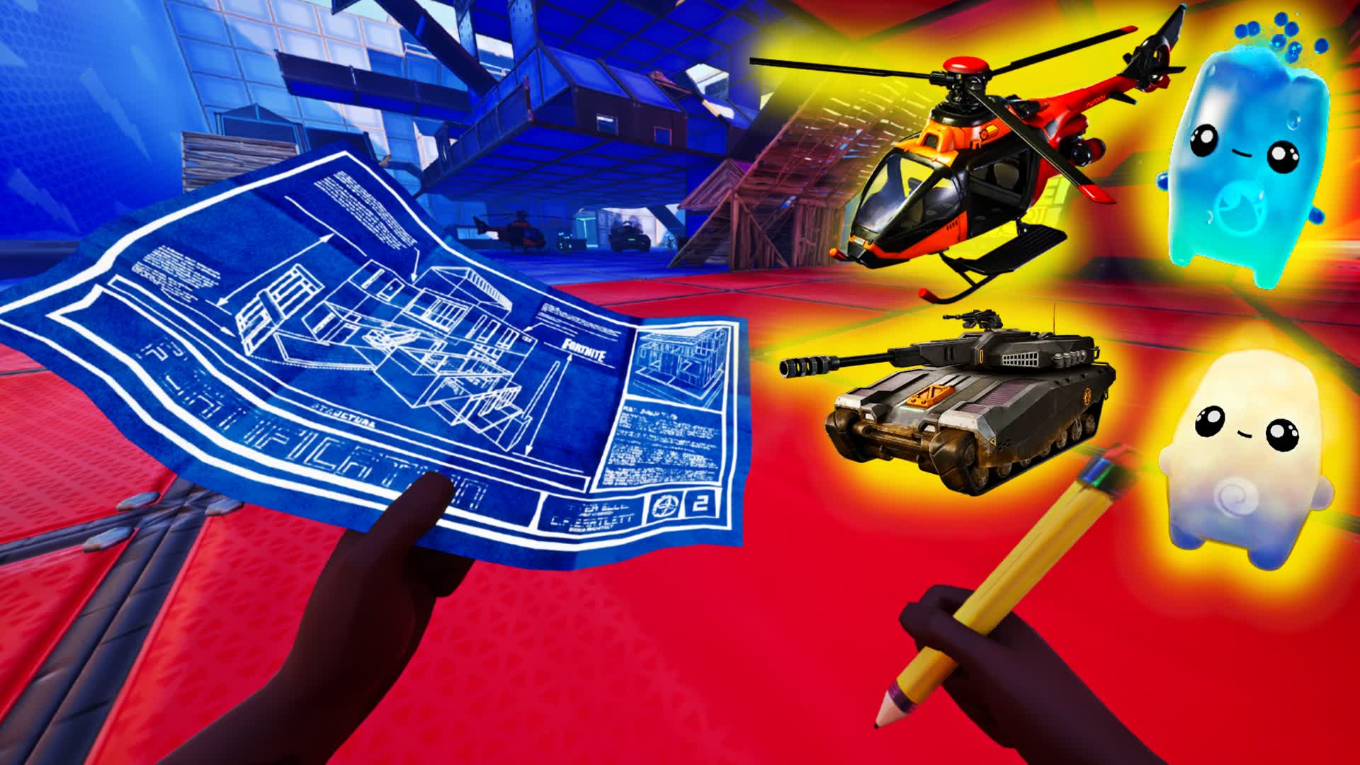 🕵️First Person Red VS Blue Builds Fight 3007-7425-3823 by badbonez - Fortnite Creative Map Code ...