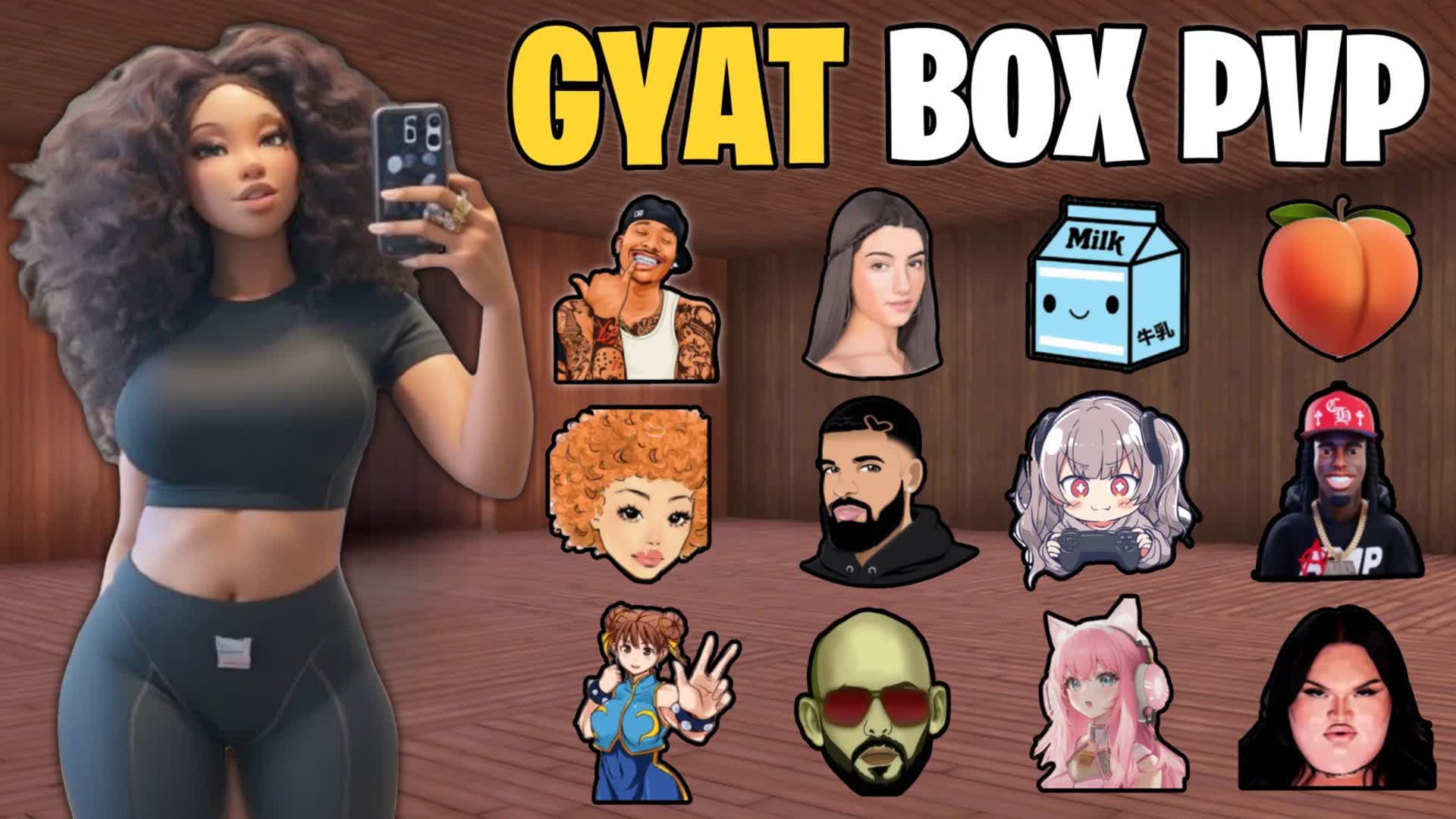🍑GYAT BOX PVP! 5294-0380-0515 by omegamap - Fortnite Creative Map Code ...