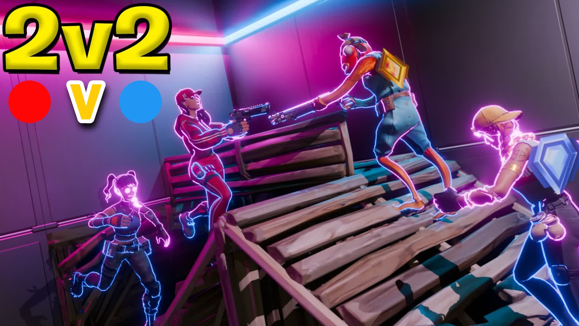 Piece Control 2v2 Red VS Blue 🎯🔴🔵 7353-3522-7897 by tristan4 - Fortnite ...