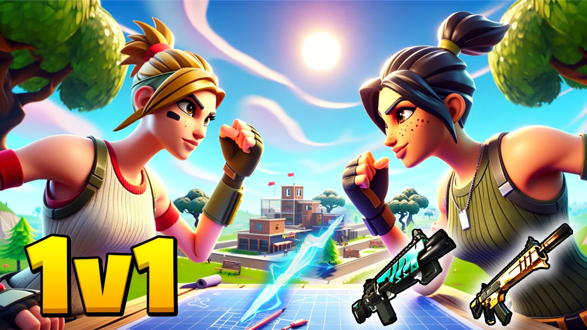 🏆 FAST Realistic 🔱 [1v1] 3626-4069-7086 by dowell - Fortnite