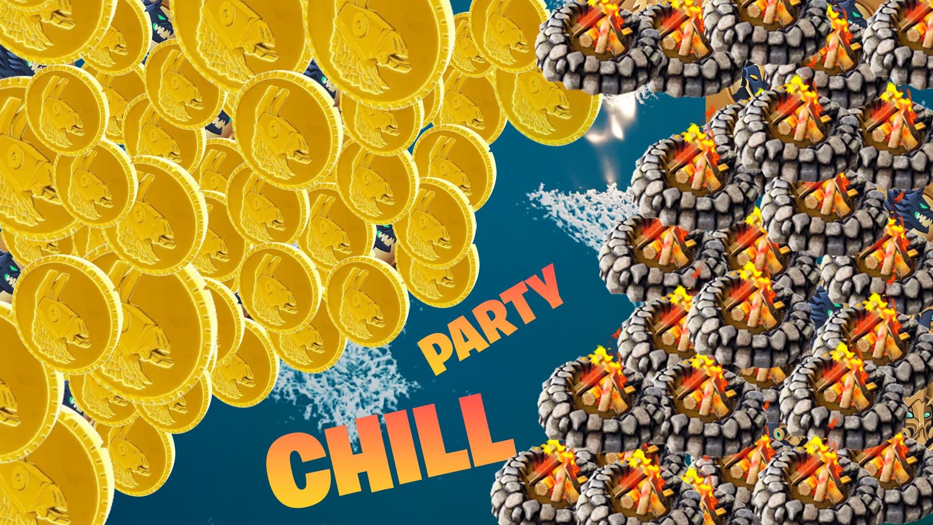 PARTY CHILL X P V P 🌴 4827-5978-3052 by sasza - Fortnite Creative Map ...