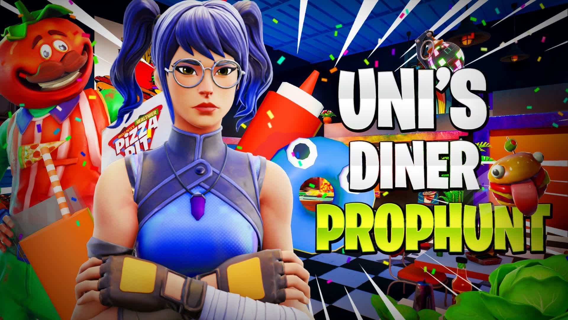 Uni's Diner🍟🍔 - Prophunt 9881-4553-2484 by unicornangel96 - Fortnite ...