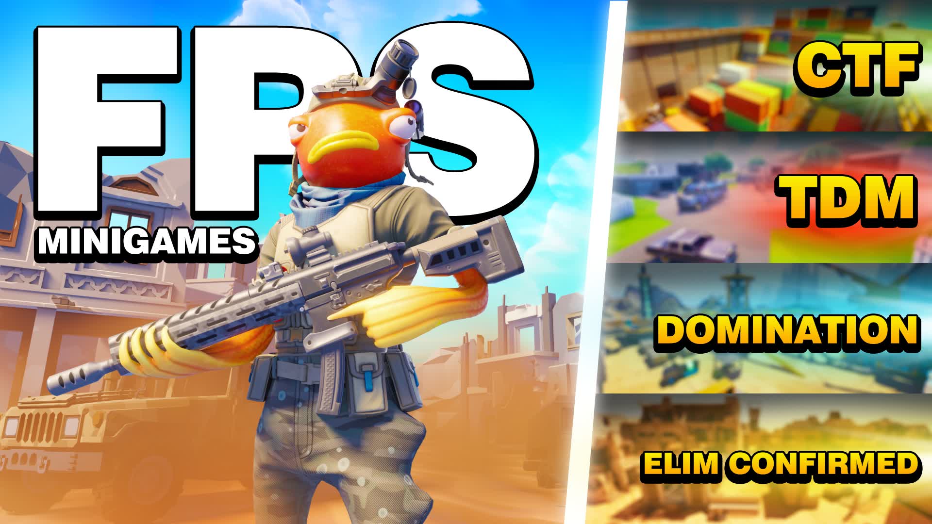 FPS Minigames 1113-8742-4850 by vibrantrealm - Fortnite Creative Map ...