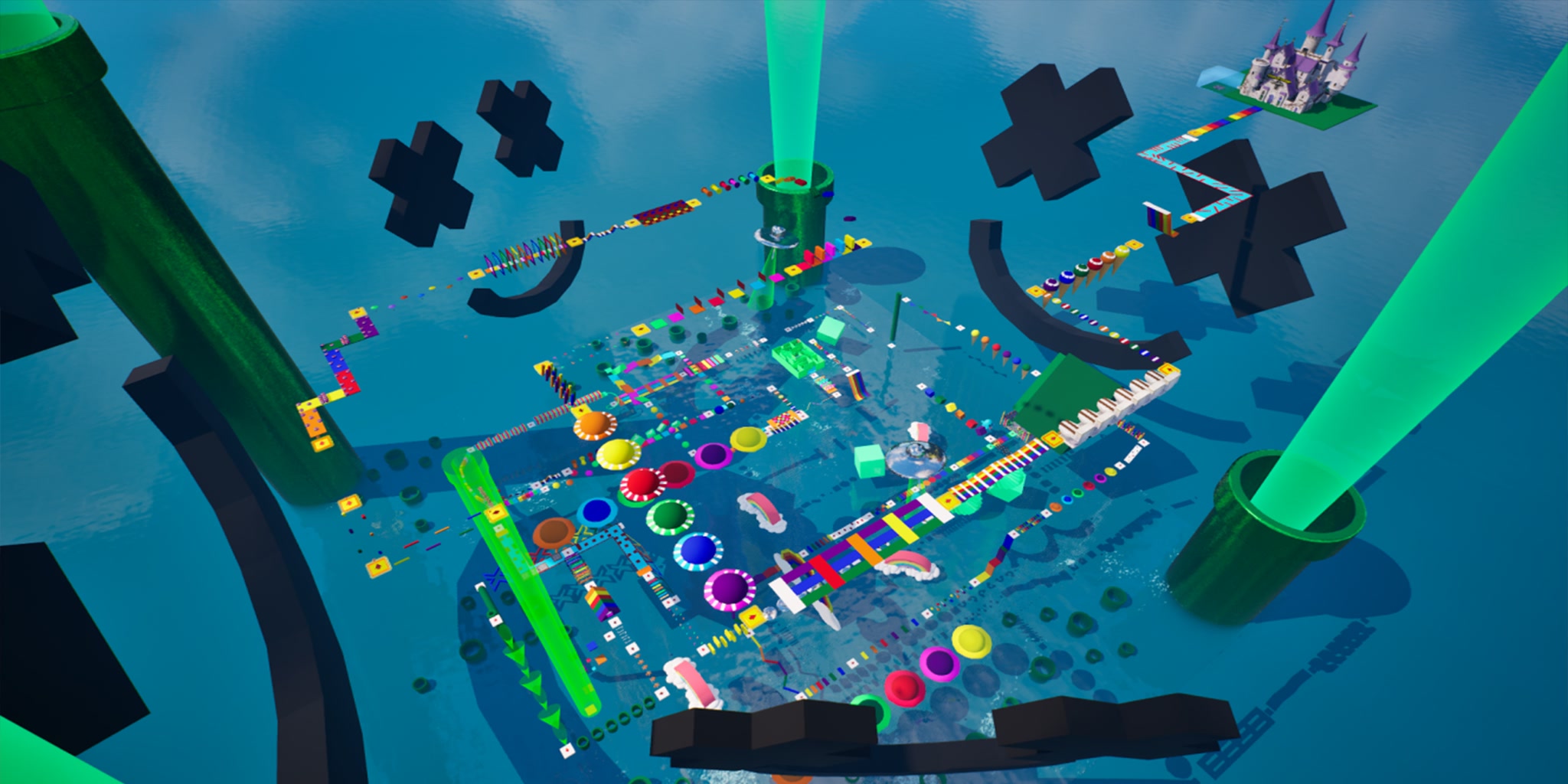 🌟 OMEGA RAINBOW OBBY PARKOUR 🌈 3979-8446-2082 by oneshotlabs - Fortnite ...