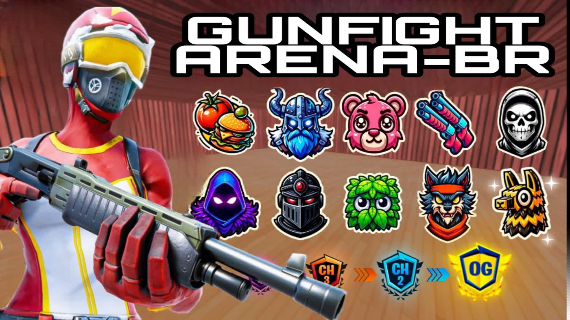 Gunfight Arena 7325-9193-3923 by bellinghambr - Fortnite Creative Map Code - Fortnite.GG