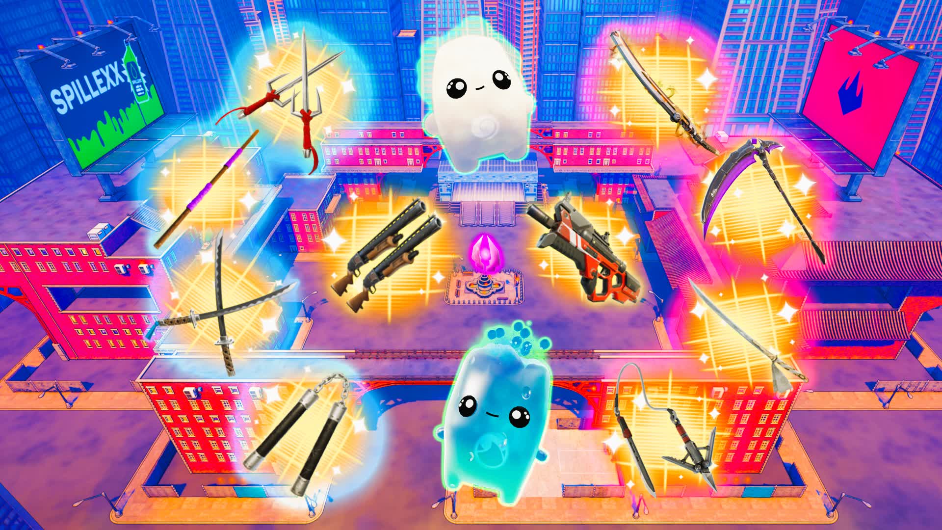 NINJA RUMBLE 🐢🥢 6047-3224-3972 by gindun - Fortnite Creative Map Code ...