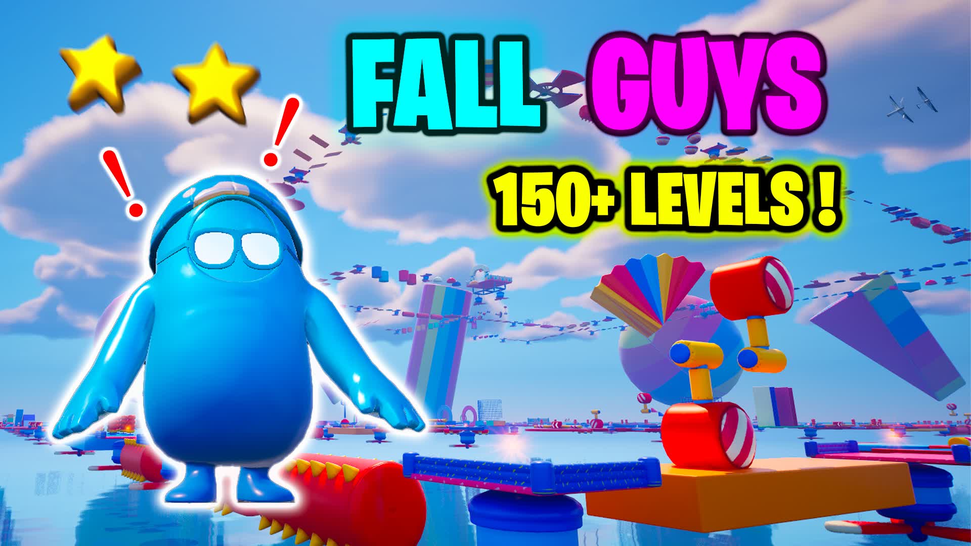 👑 FALL GUYS OBBY PARKOUR 🌈 *FUN* 9906-3196-0668 من ابتكار forbidden ...