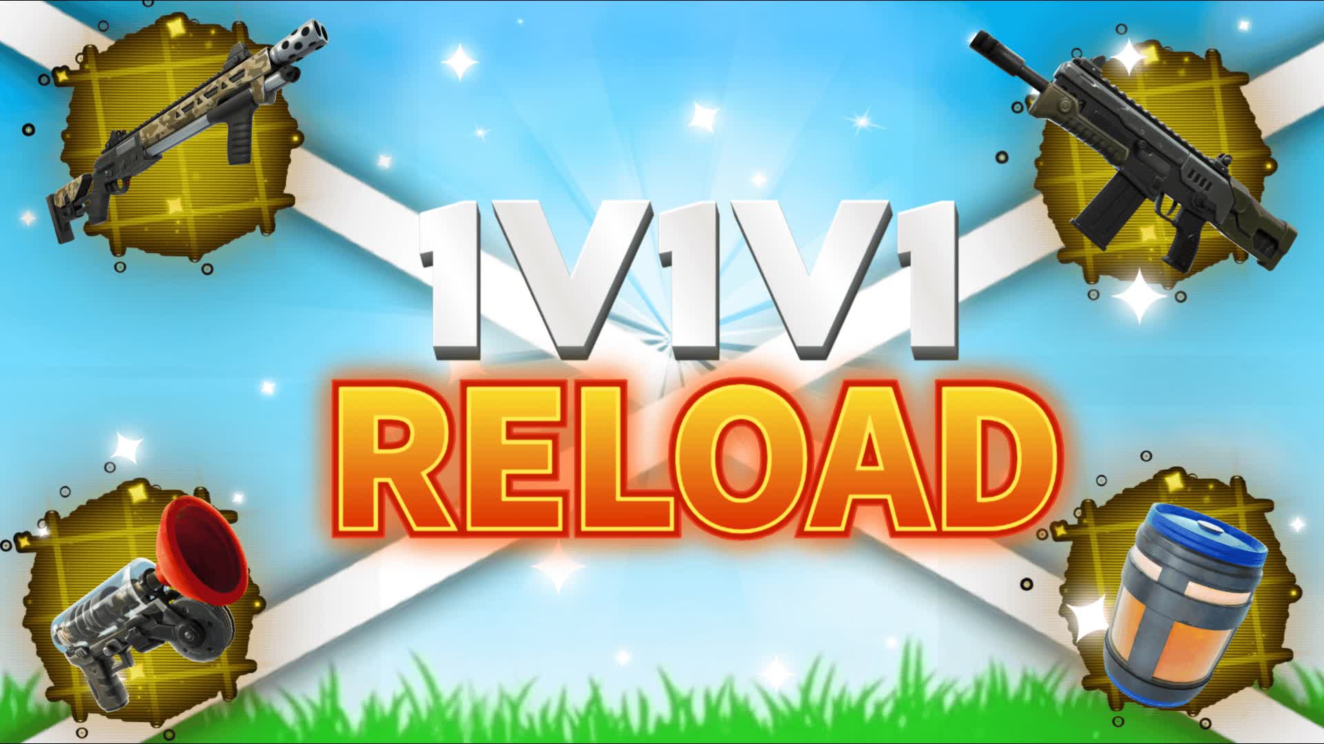 1v1V1 RELOAD ALL GUNS REALISTIC 1V1 FFA 3426-5226-3056 by moulaga - Fortnite Creative Map Code ...