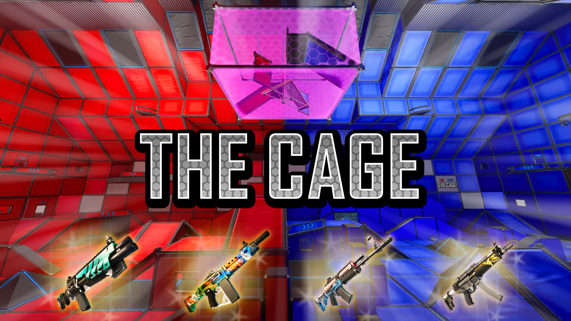 The Cage 🔴 Red vs Blue 🔵 1v1 9035-4266-2904 by zeroshotbob - Fortnite ...