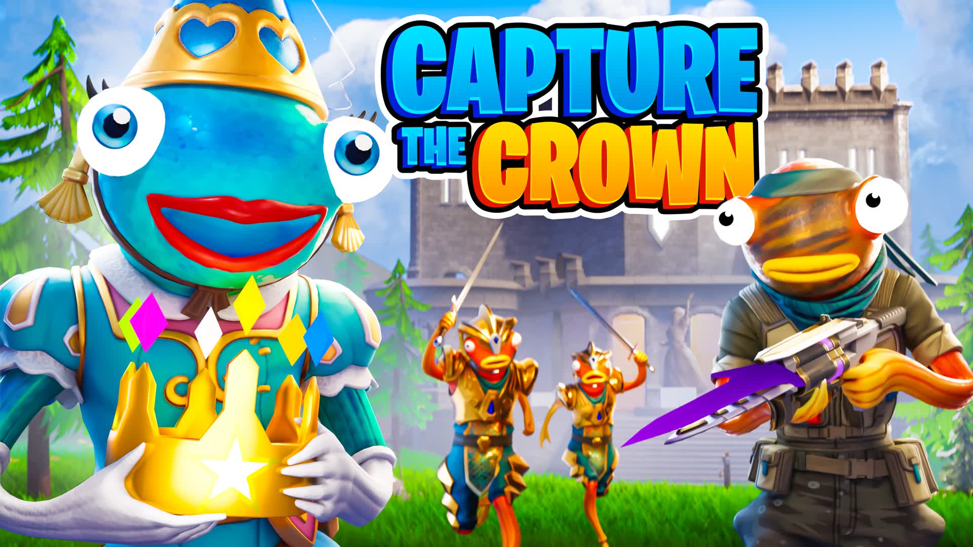 ⭐️ CAPTURE THE CROWN 👑 3463-2839-8716 by crowncreative - Fortnite Creative Map Code - Fortnite.GG