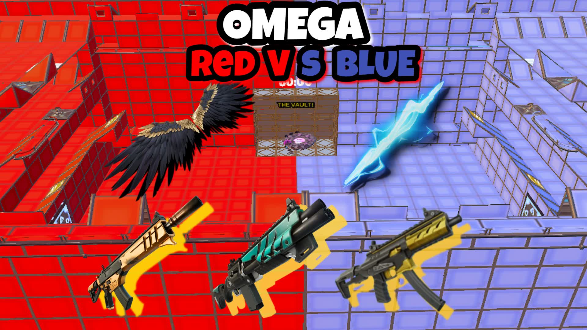 OMEGA Red VS BLUE🔴🔵 8784-3502-5476 by olakei - Fortnite Creative Map ...