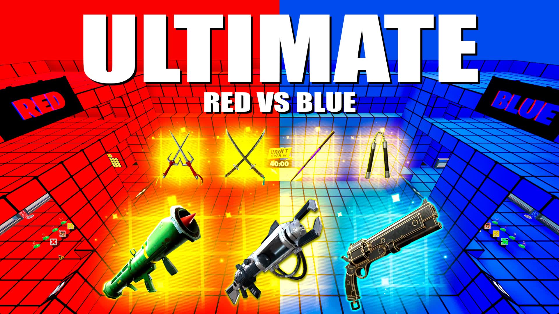 ULTIMATE RED VS BLUE 🔴🔵 6231-1595-3722 by lelezote - Fortnite Creative ...